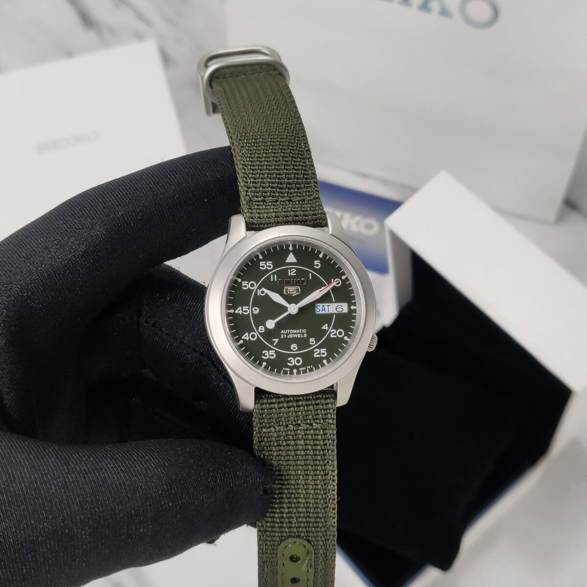 Seiko 5 Military SNK805K2 Green Dial