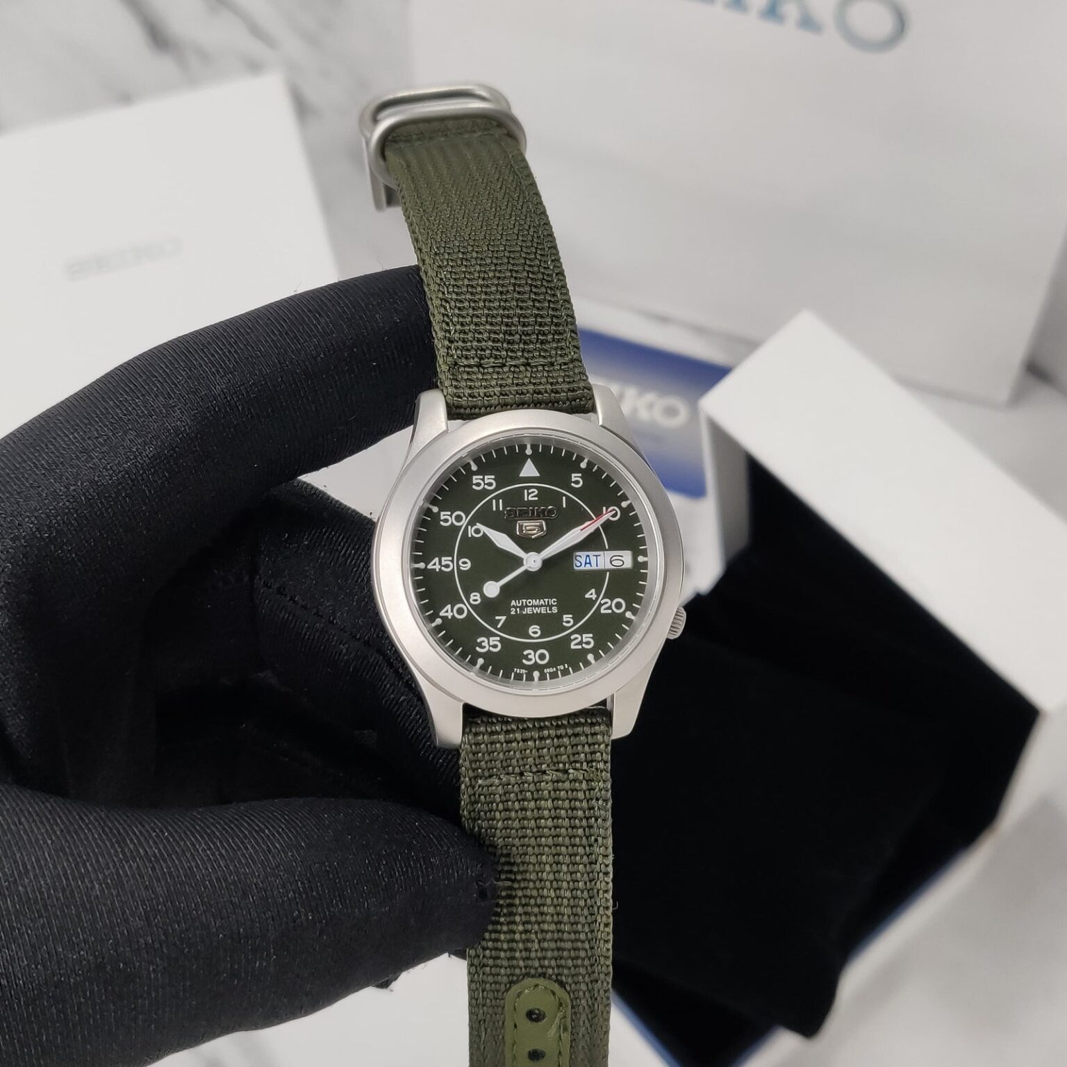 Seiko 5 Military SNK805K2 Green Dial
