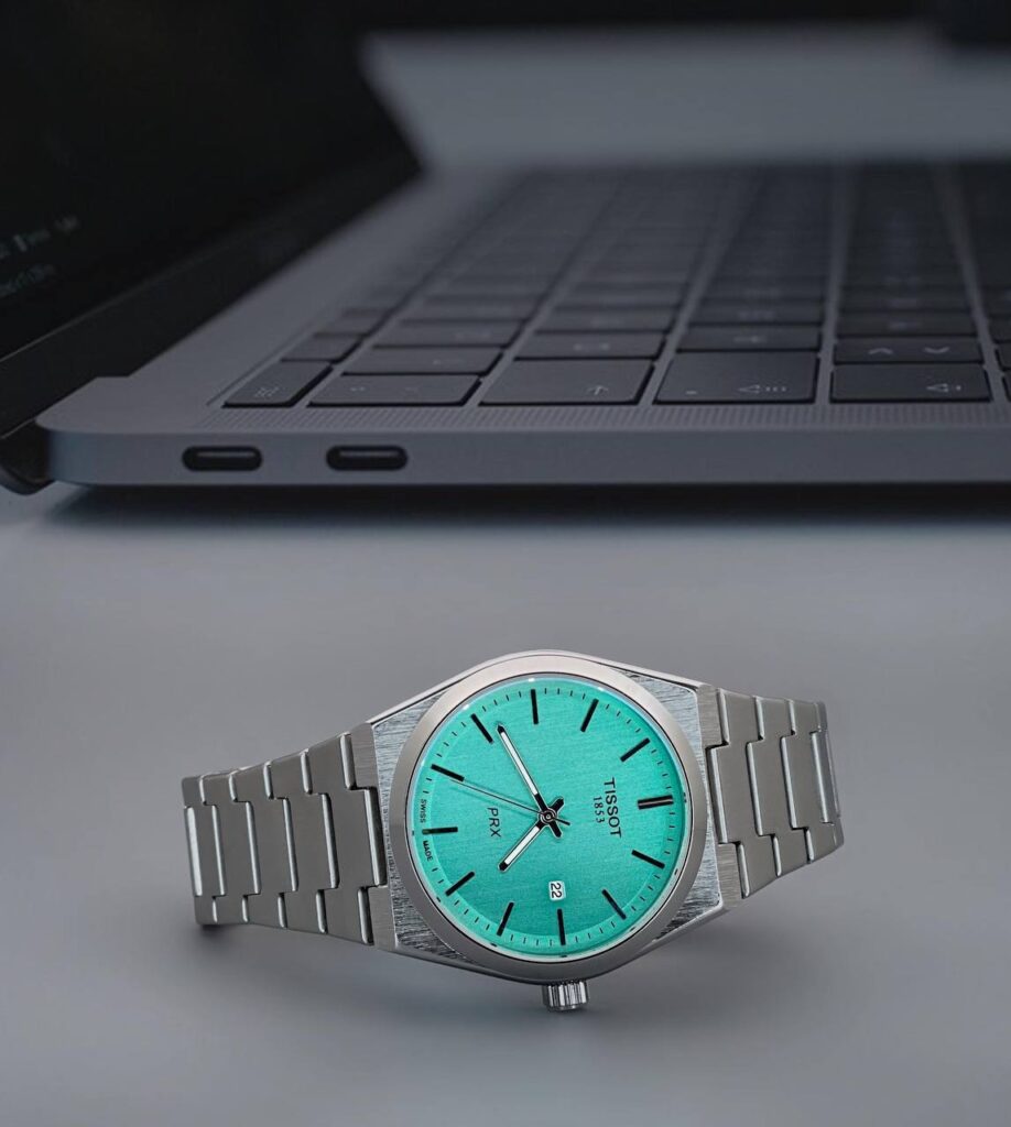 Tissot PRX Green Quartz