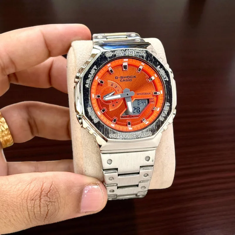 Casio G-Shock Octagonal Stainless Steel Watch