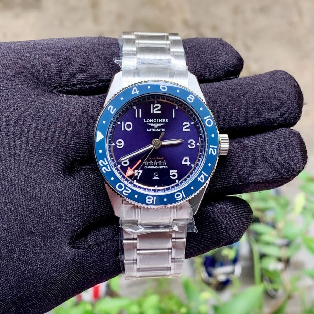 Longines Spirit Zulu Time GMT Blue Dial